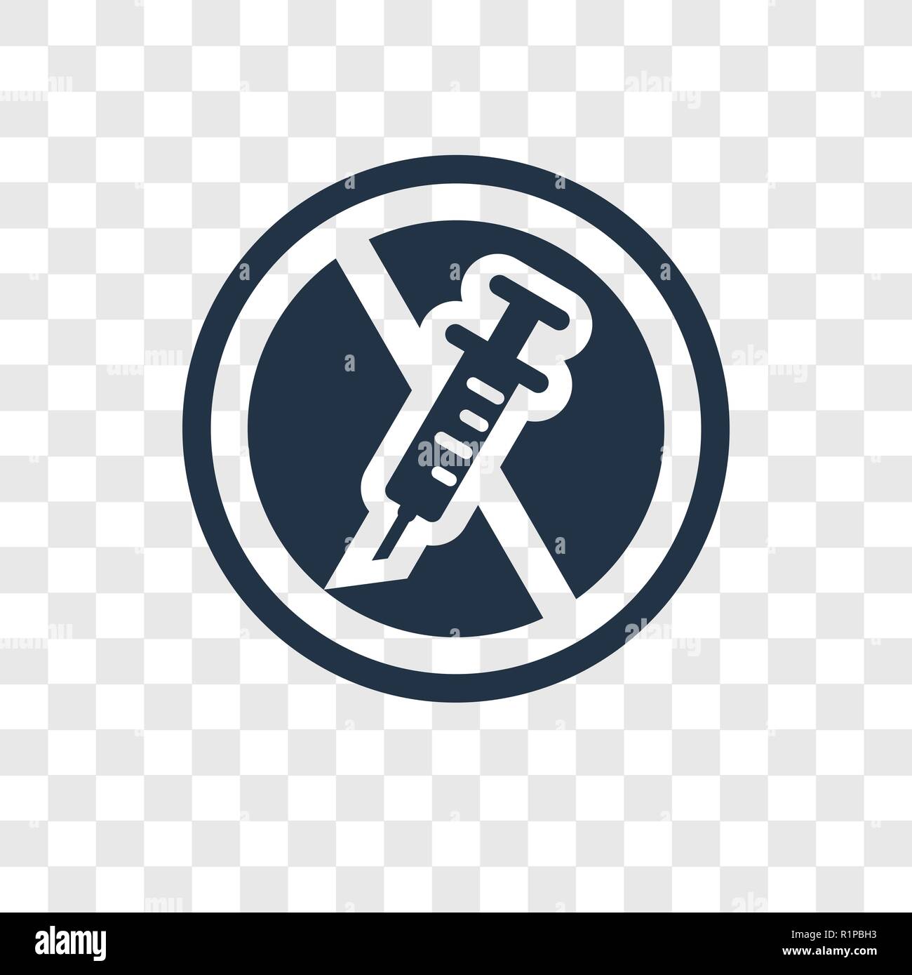 Syringe vector icon isolated on transparent background, Syringe ...