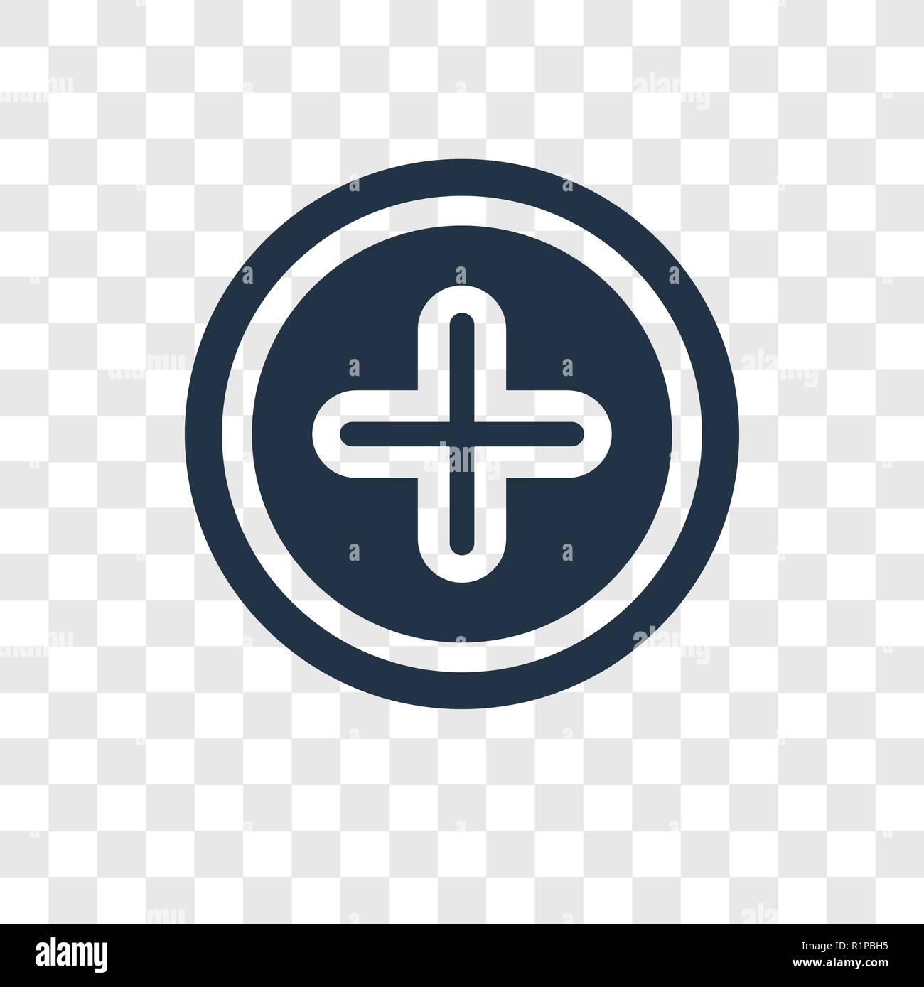 Hospital vector icon isolated on transparent background, Hospital ...