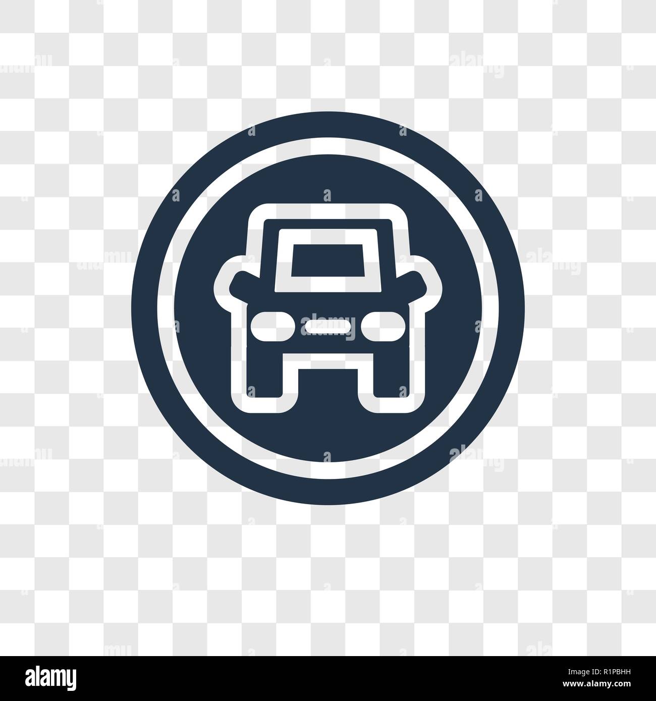 Car vector icon isolated on transparent background, Car transparency ...