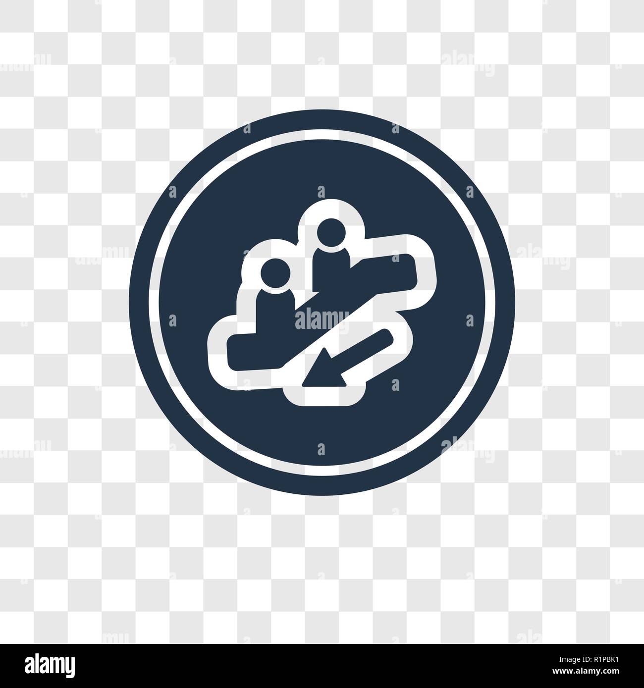 Stairway vector icon isolated on transparent background, Stairway ...