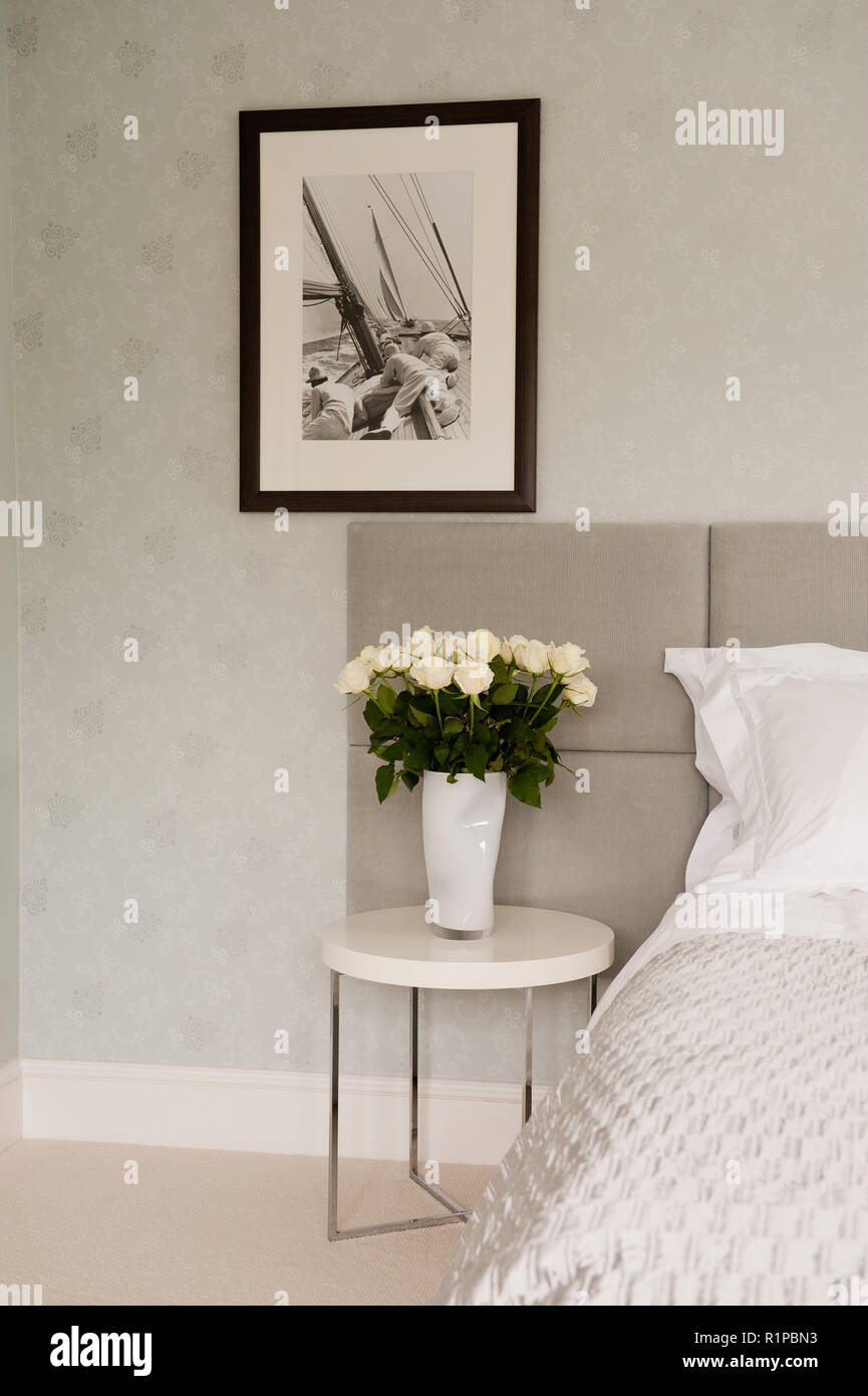 Round bedside table hi-res stock photography and images - Alamy