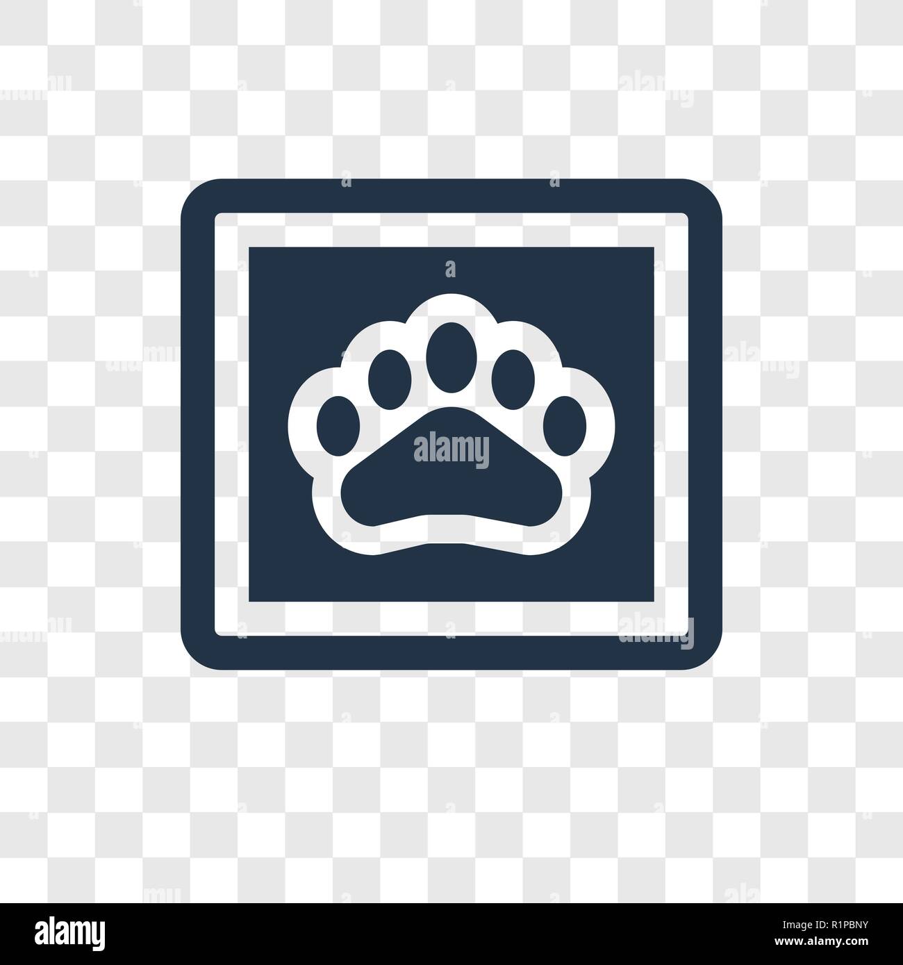 Pet vector icon isolated on transparent background, Pet transparency ...