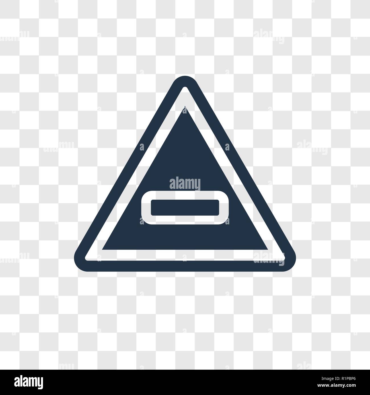 Forbidden vector icon isolated on transparent background, Forbidden ...
