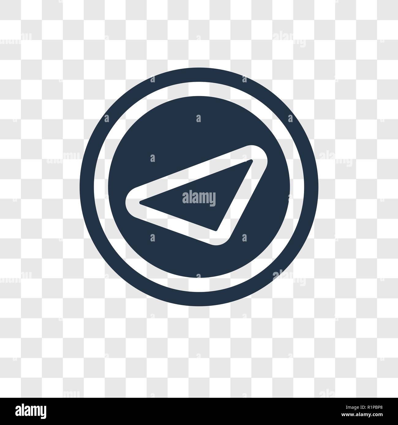 Slope vector icon isolated on transparent background, Slope ...