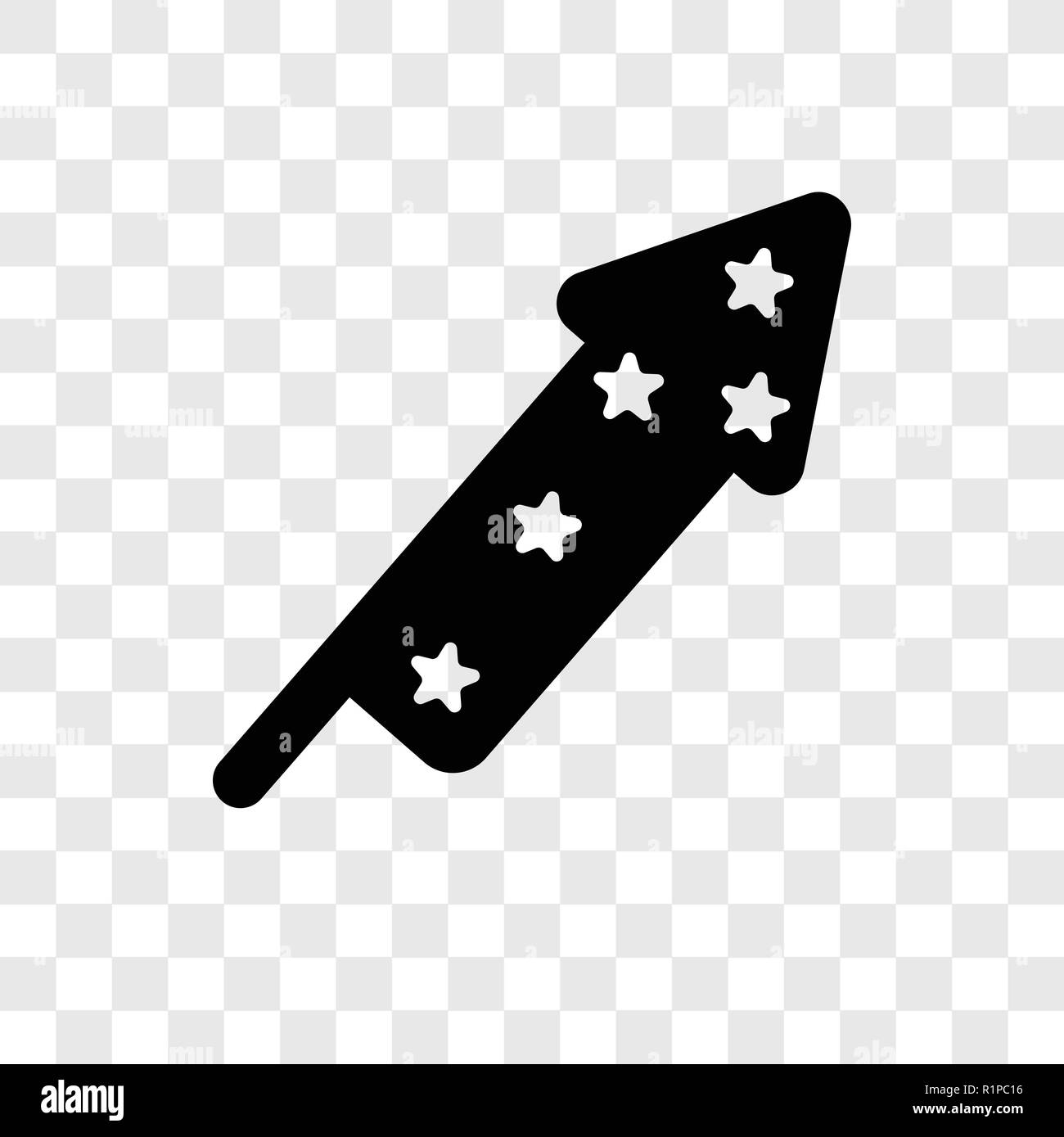 Fireworks vector icon isolated on transparent background, Fireworks ...