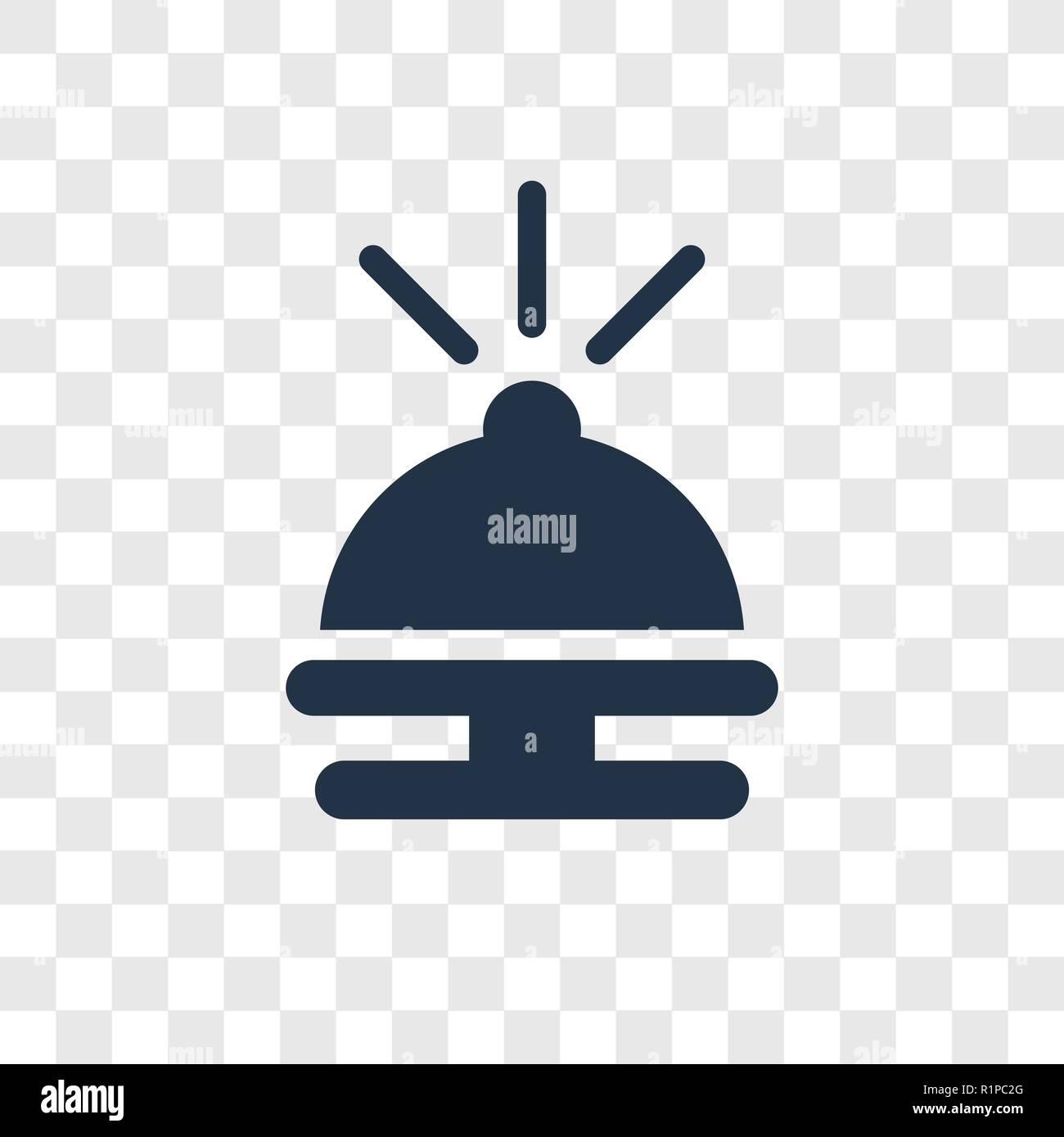 Bell vector icon isolated on transparent background, Bell transparency ...