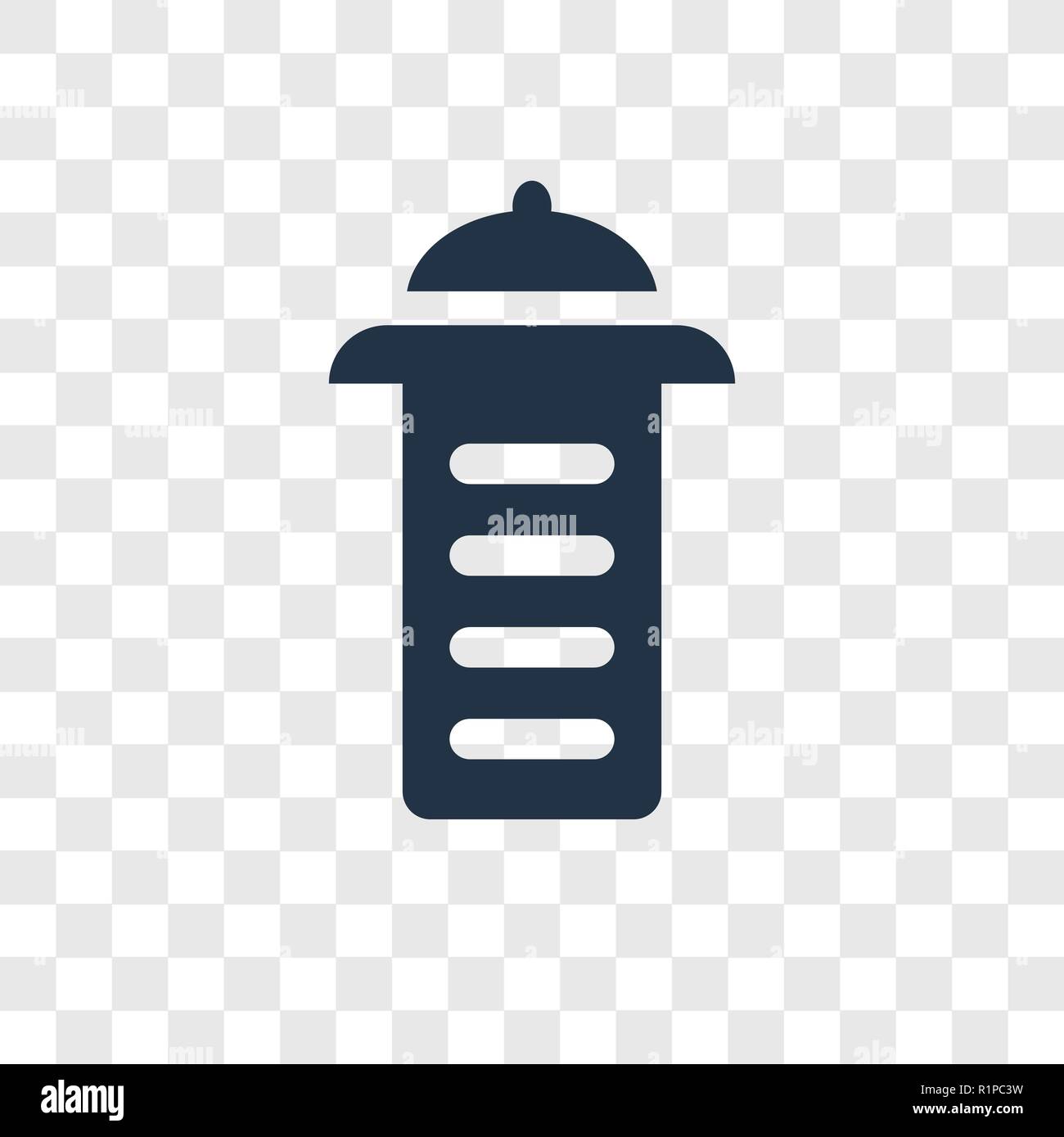 Menu vector icon isolated on transparent background, Menu transparency ...