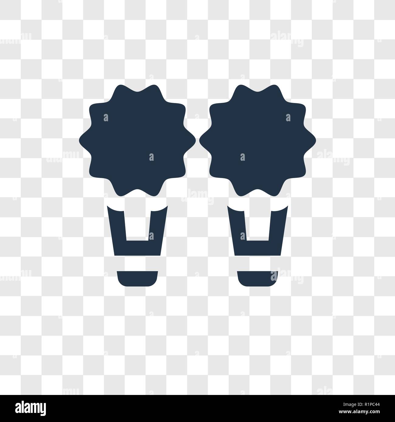 Slippers vector icon isolated on transparent background, Slippers ...