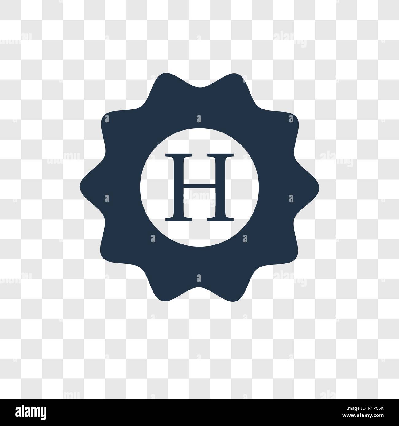 Hotel vector icon isolated on transparent background, Hotel ...