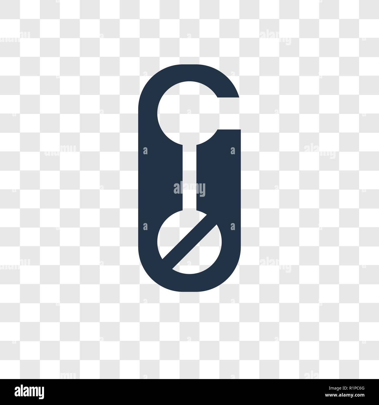 Do not Disturb vector icon isolated on transparent background, Do not ...