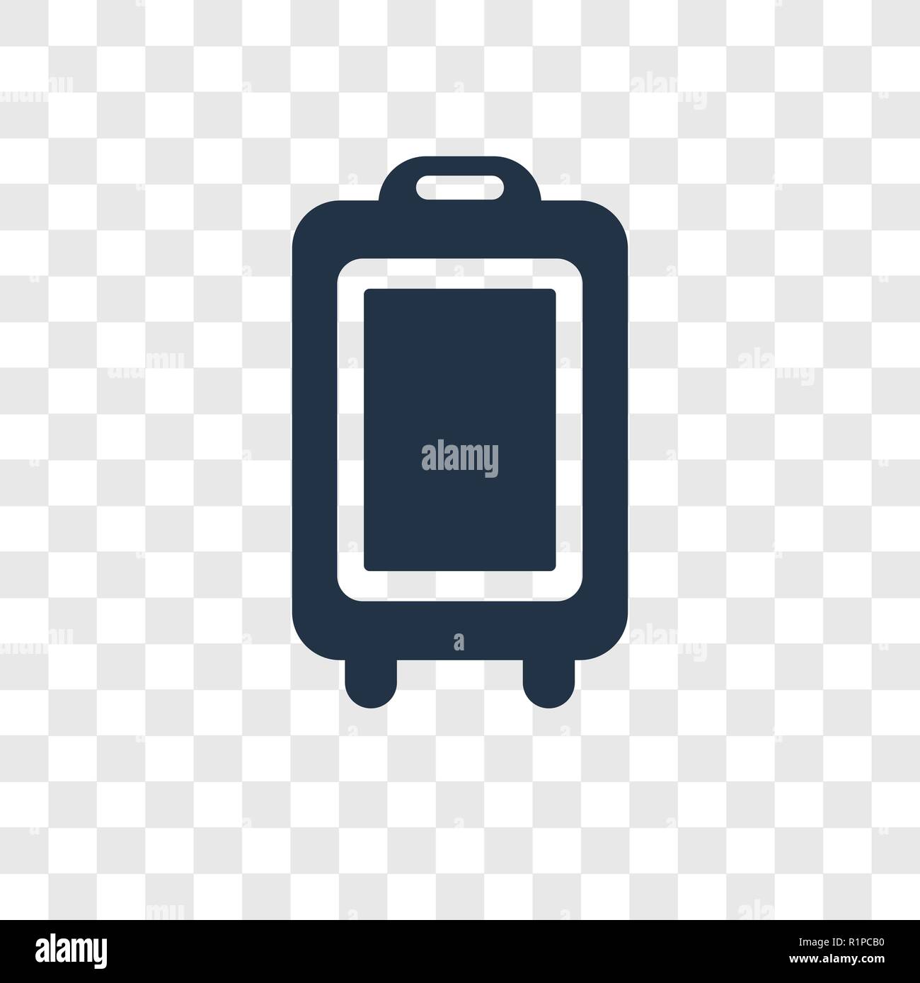 Suitcase vector icon isolated on transparent background, Suitcase ...