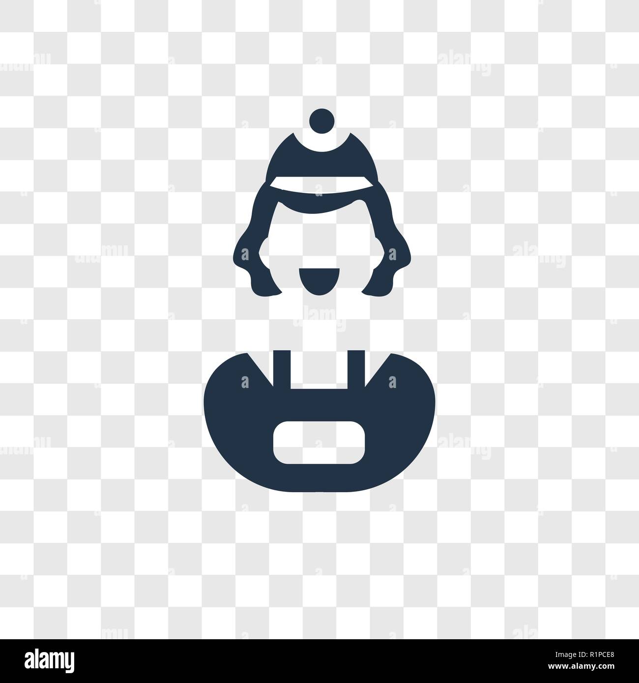 Clerk vector icon isolated on transparent background, Clerk ...