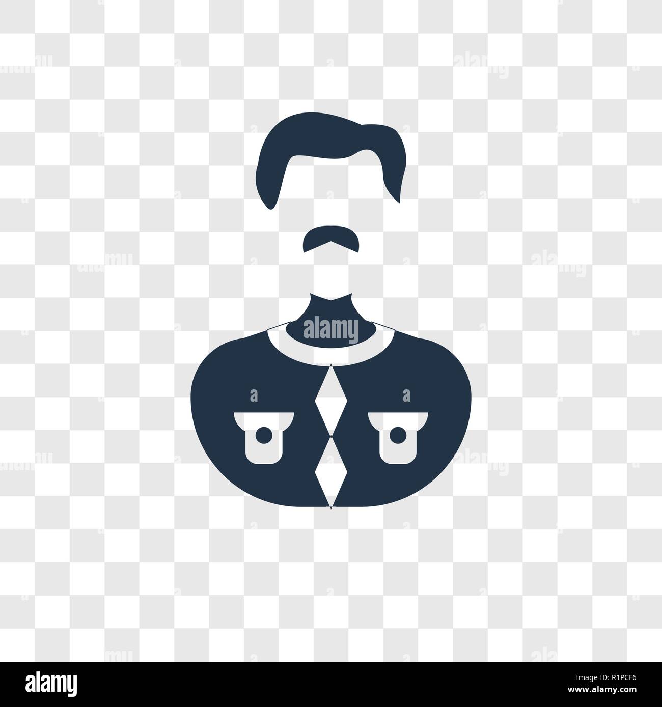 Man vector icon isolated on transparent background, Man transparency ...