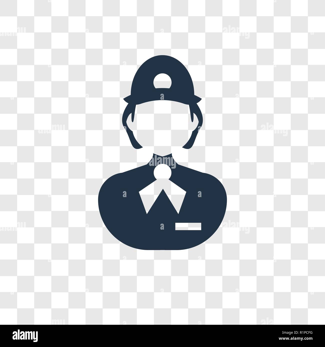 Clerk vector icon isolated on transparent background, Clerk ...