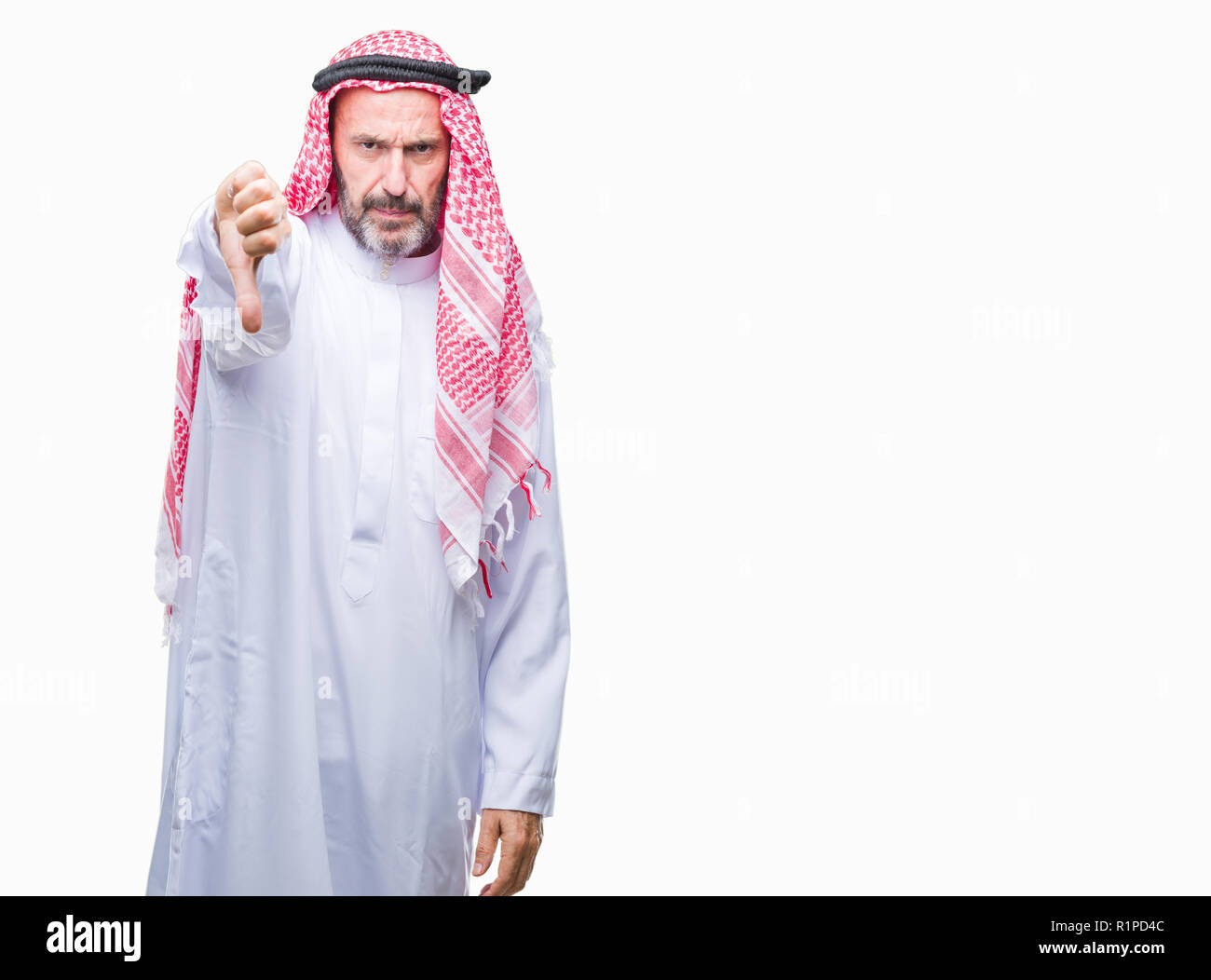 Angry arab with beard Cut Out Stock Images & Pictures - Alamy