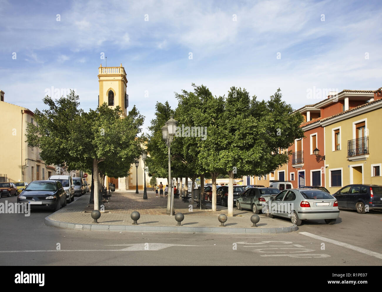 Car park and the main square hi-res stock photography and images - Alamy