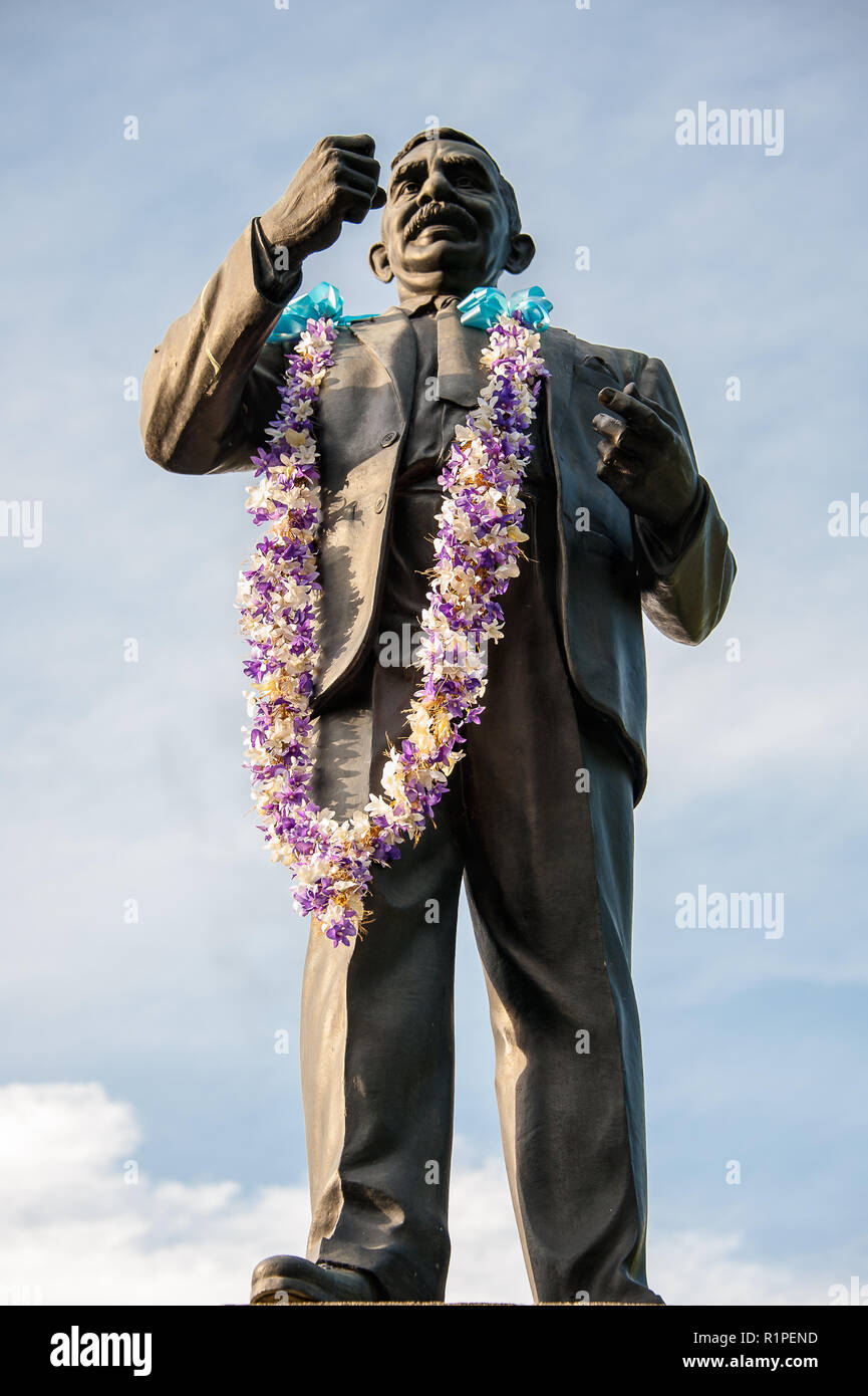Statue of first prime minister don stephen senanayake hi-res stock ...