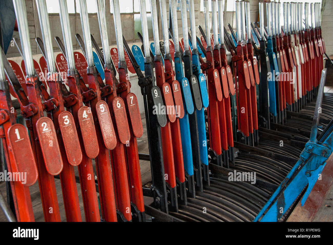 Railway Points Lever High Resolution Stock Photography and Images - Alamy