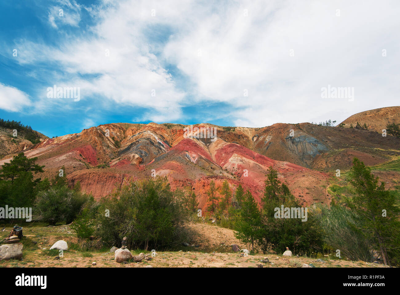 Valley of Mars landscapes Stock Photo - Alamy