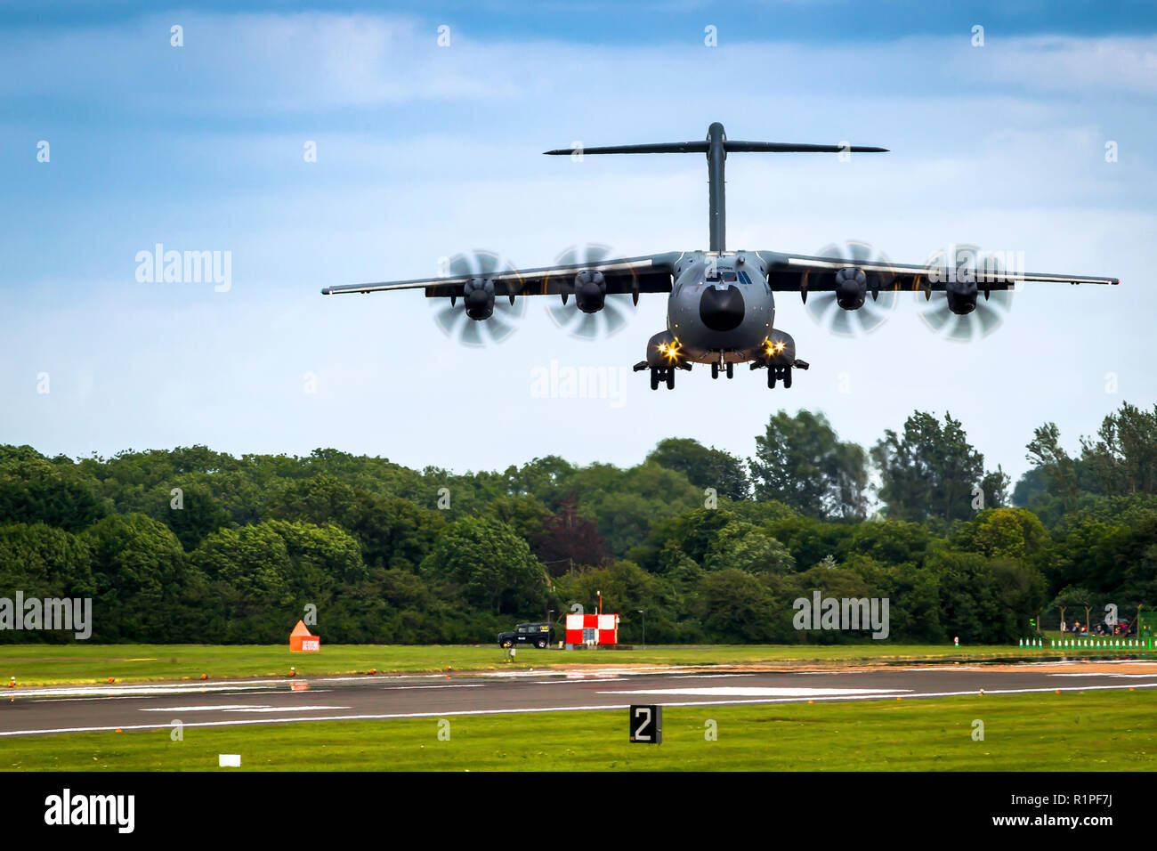 Airbus A400M Atlas is a European, four-engine turboprop military transport aircraft. It was ...
