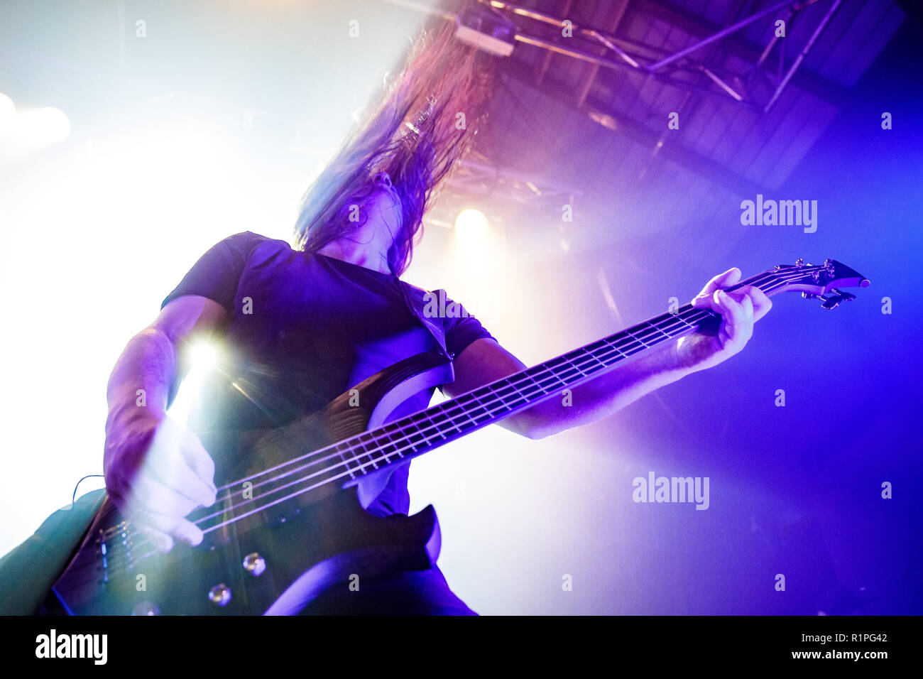 Denmark, Copenhagen - November 12, 2018. The Swedish death metal band ...
