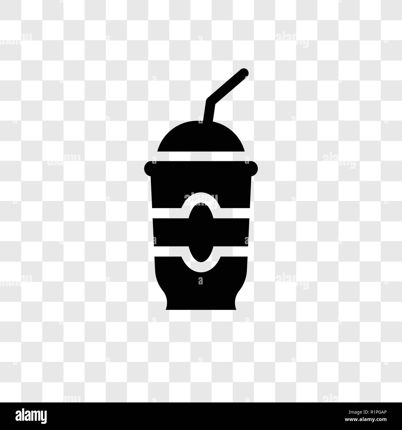 Soda Drink vector icon isolated on transparent background, Soda Drink ...