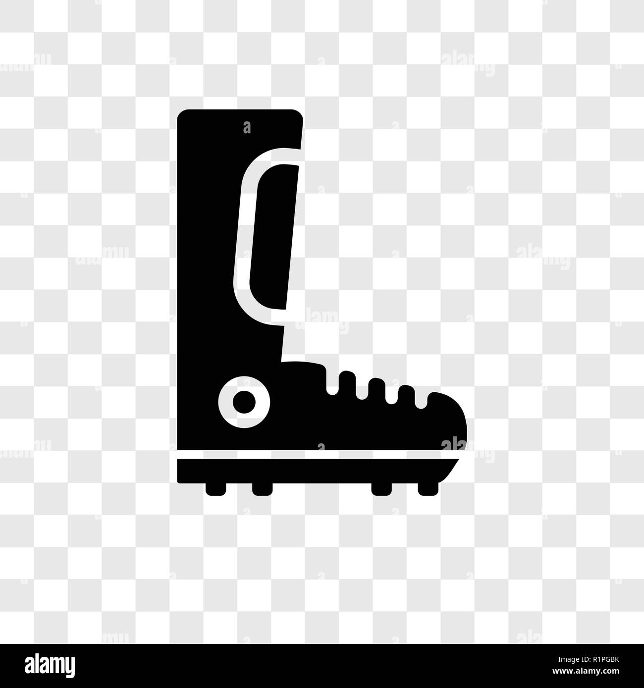 Gaiters vector icon isolated on transparent background, Gaiters ...
