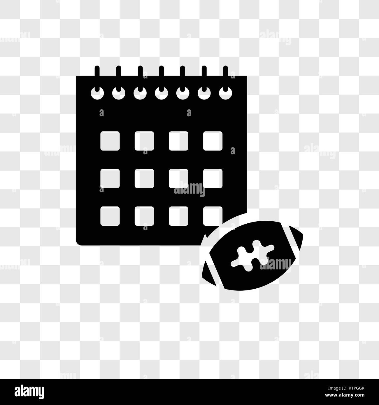 Calendar vector icon isolated on transparent background, Calendar ...