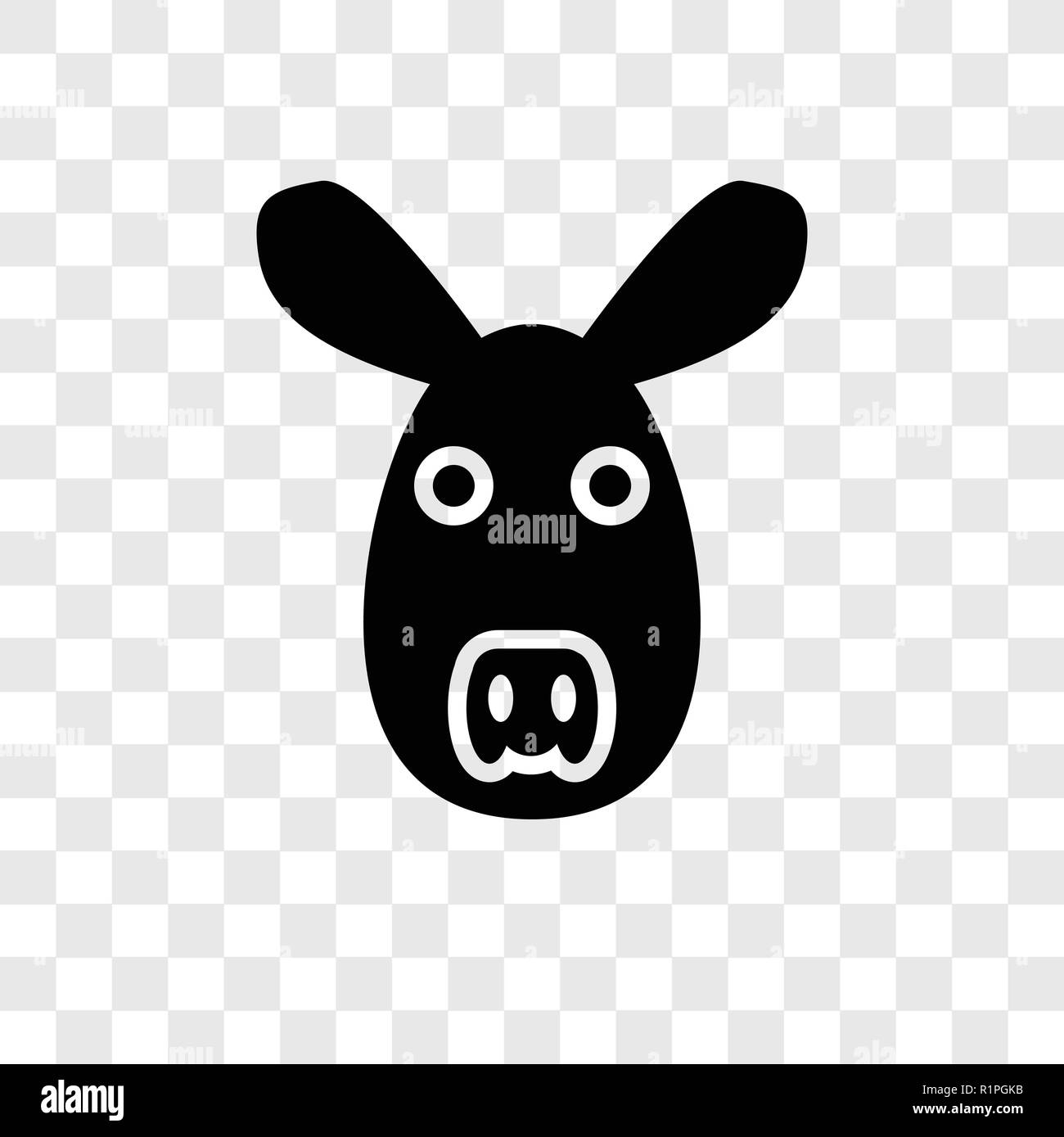 Kangaroo vector icon isolated on transparent background, Kangaroo ...