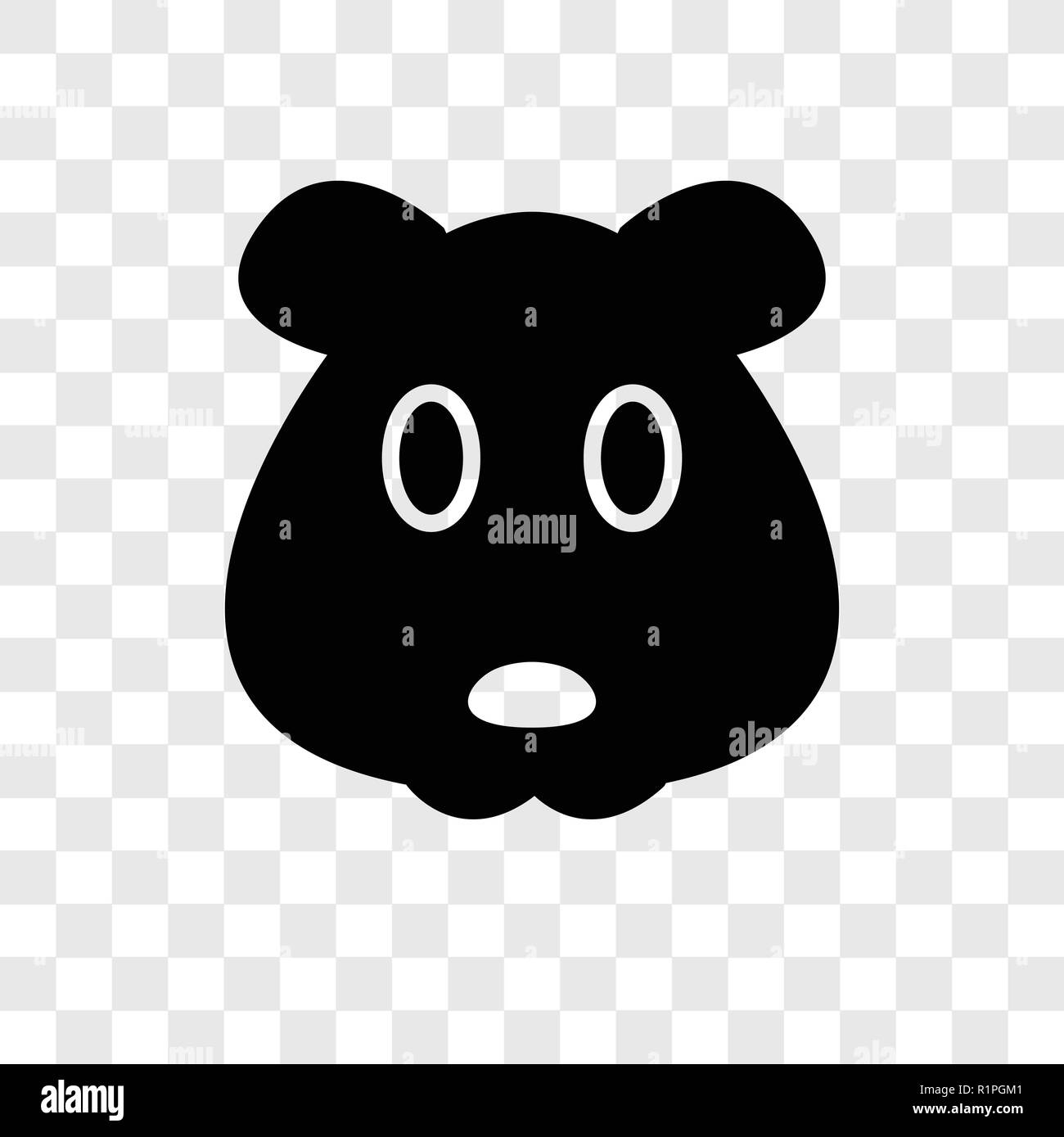 Mouse vector icon isolated on transparent background, Mouse ...