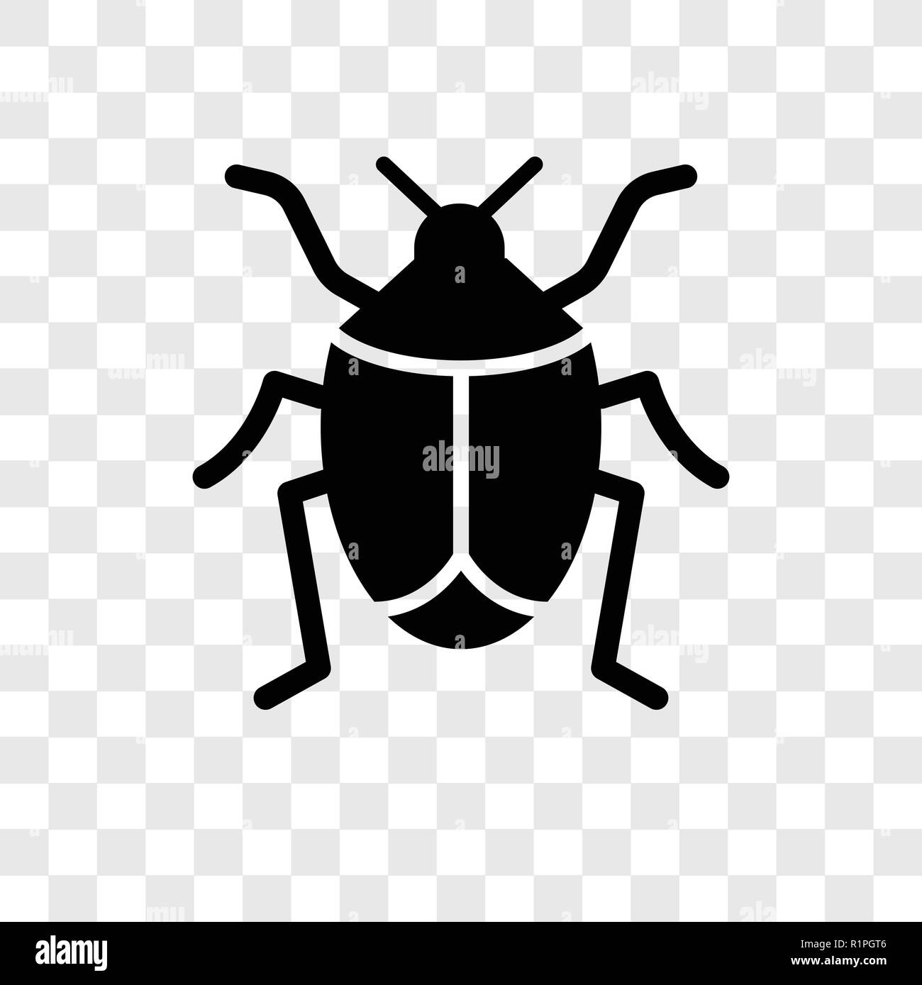 Bug vector icon isolated on transparent background, Bug transparency ... Bug vector icon isolated on transparent background, Bug transparency ...