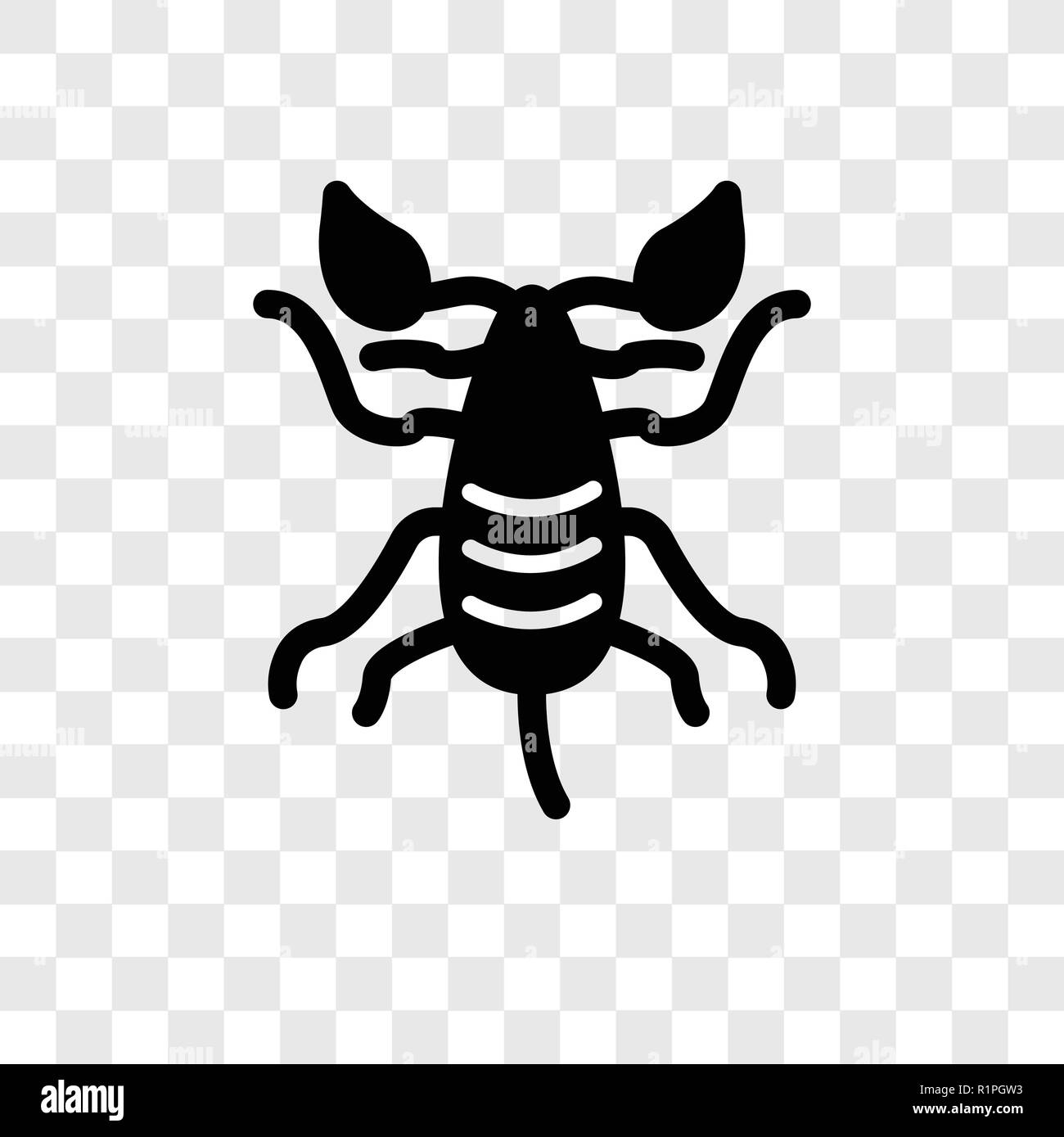 Scorpio vector icon isolated on transparent background, Scorpio ...