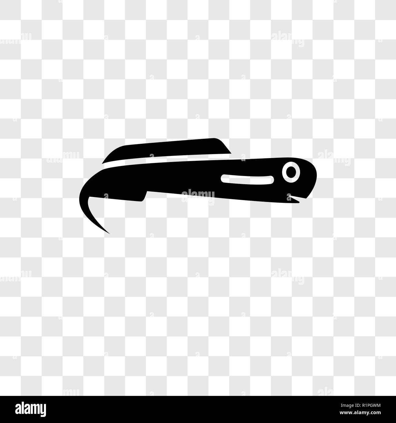 Moray vector icon isolated on transparent background, Moray ...