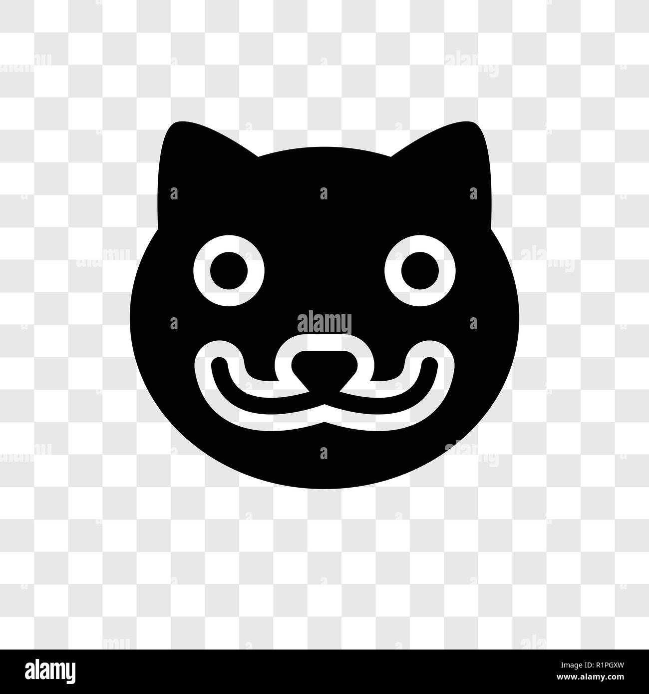 Mink vector icon isolated on transparent background, Mink transparency ...