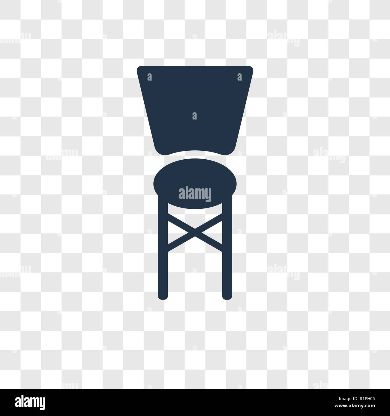 Armchair vector icon isolated on transparent background, Armchair ...