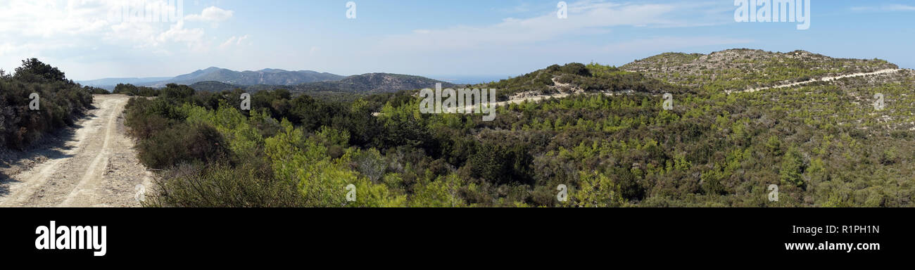 Track in mountain of North Cyprus Stock Photo - Alamy