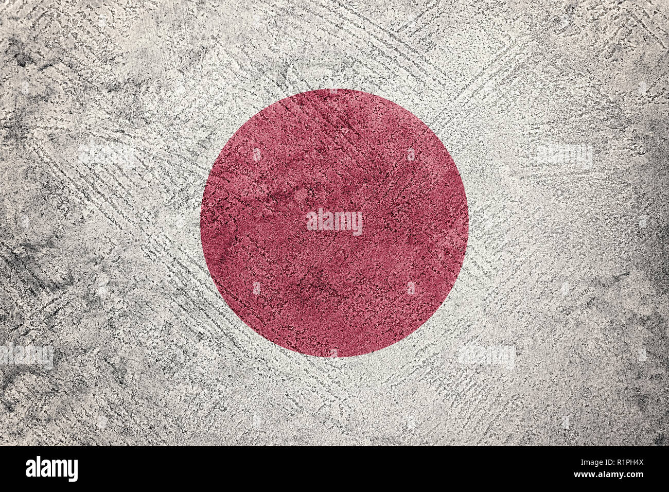 Grunge Japan flag. Japan flag with grunge texture Stock Photo - Alamy
