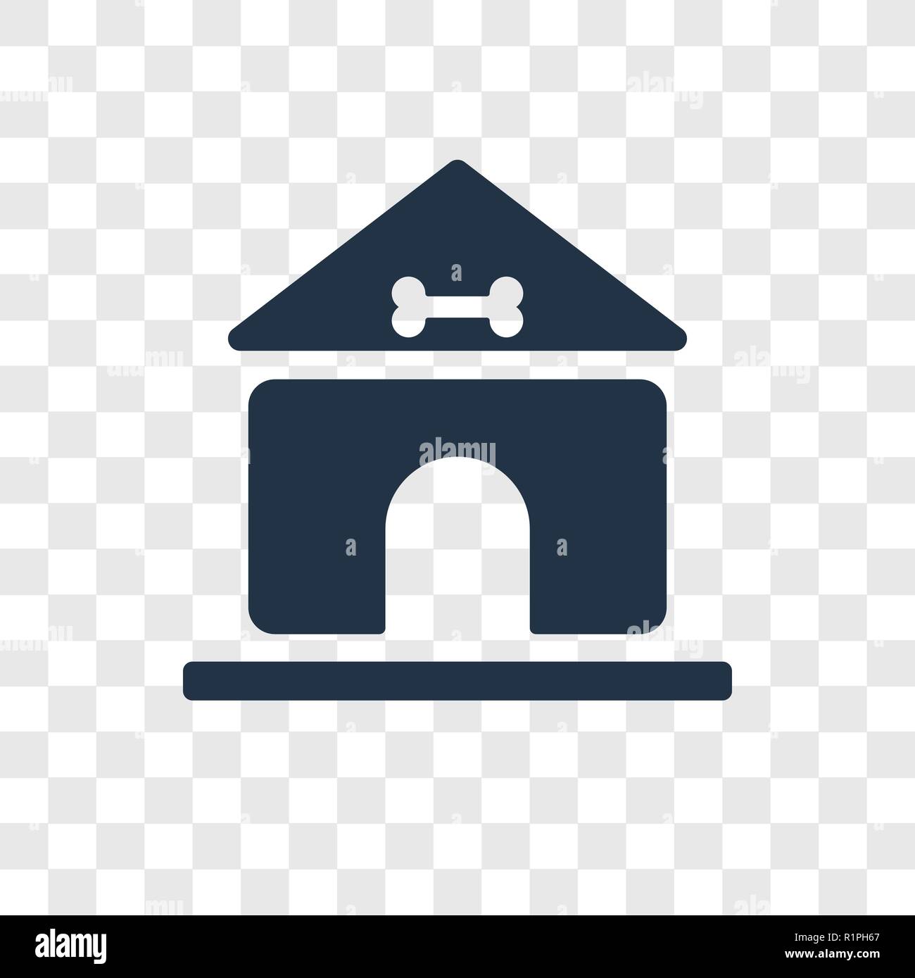 Dog vector icon isolated on transparent background, Dog transparency ...