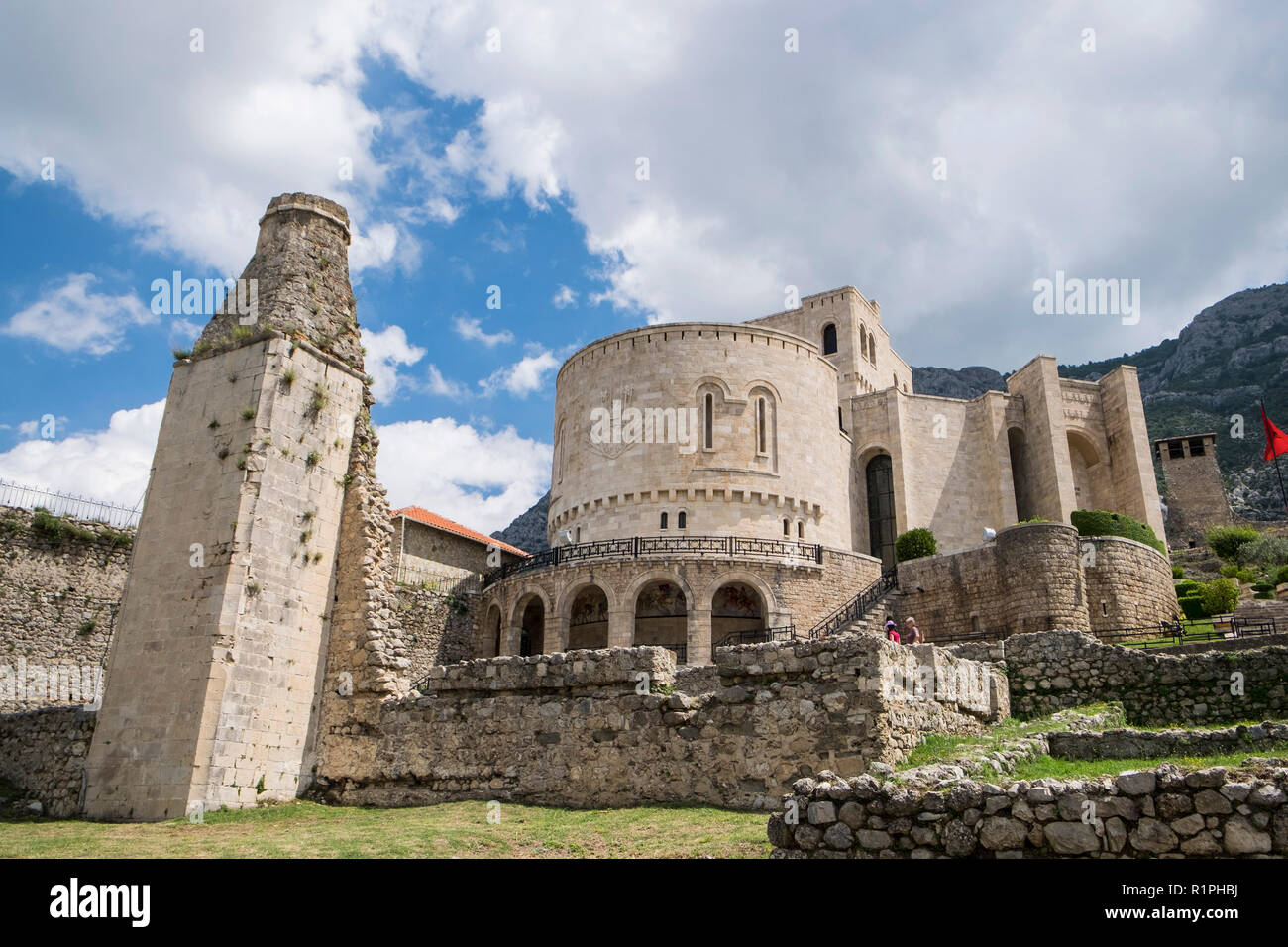 Albania, Kruja, The Skanderbeg Museum Stock Photo - Alamy