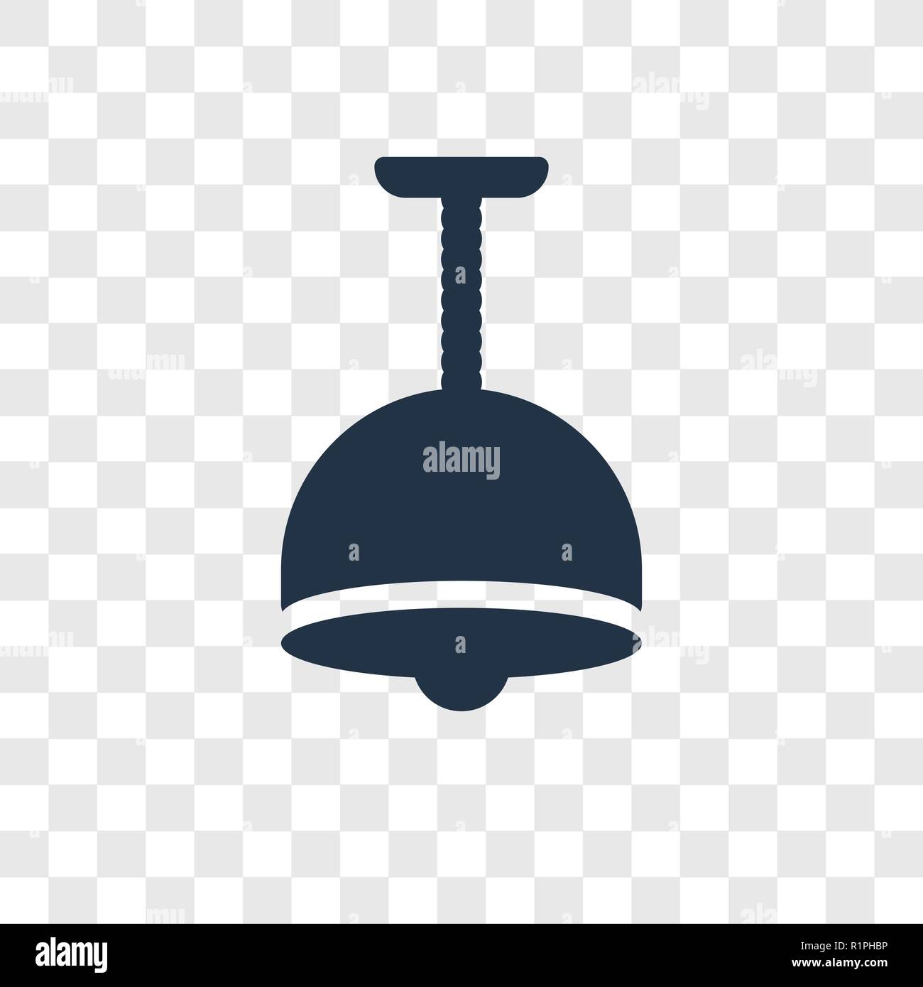 Lamp vector icon isolated on transparent background, Lamp transparency ...