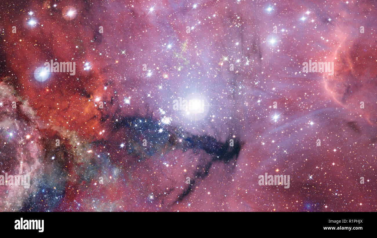 Dark nebula and stars in space. Starry sky. Elements of this image ...