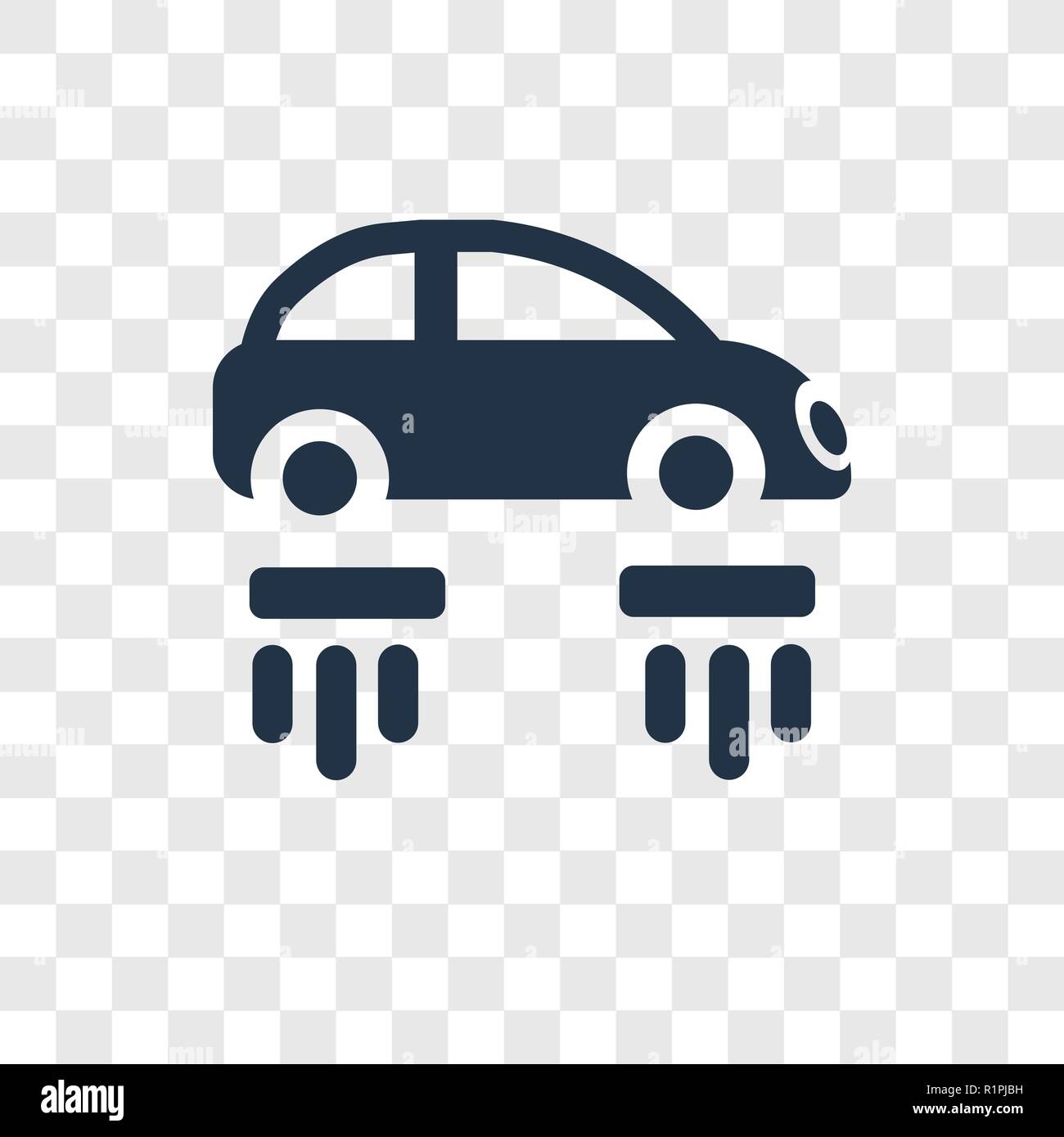 Flying car vector icon isolated on transparent background, Flying car ...