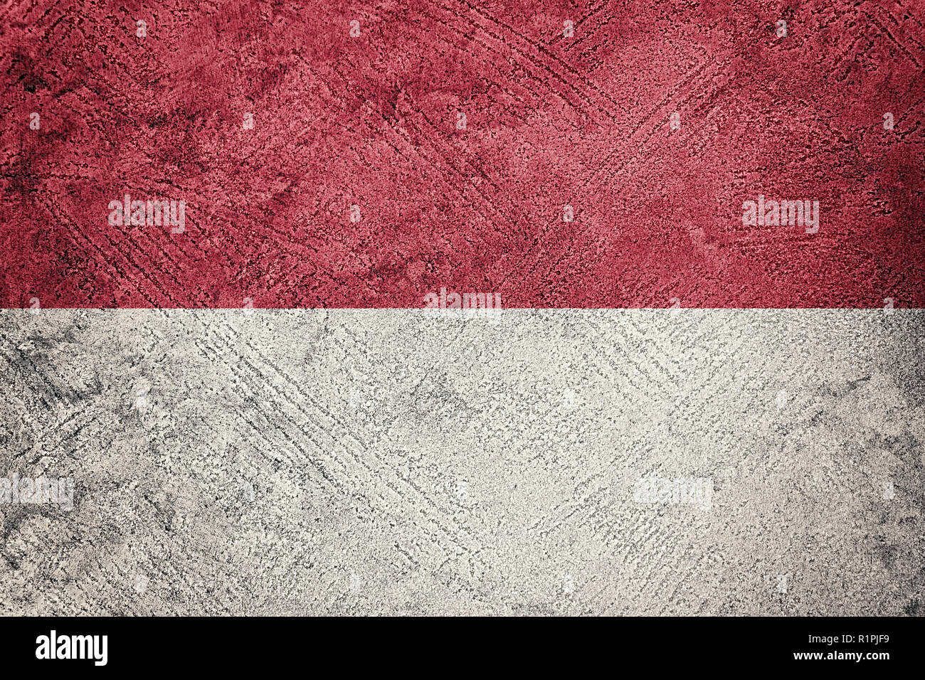 Grunge Indonesia flag. Indonesia flag with grunge texture Stock Photo ...