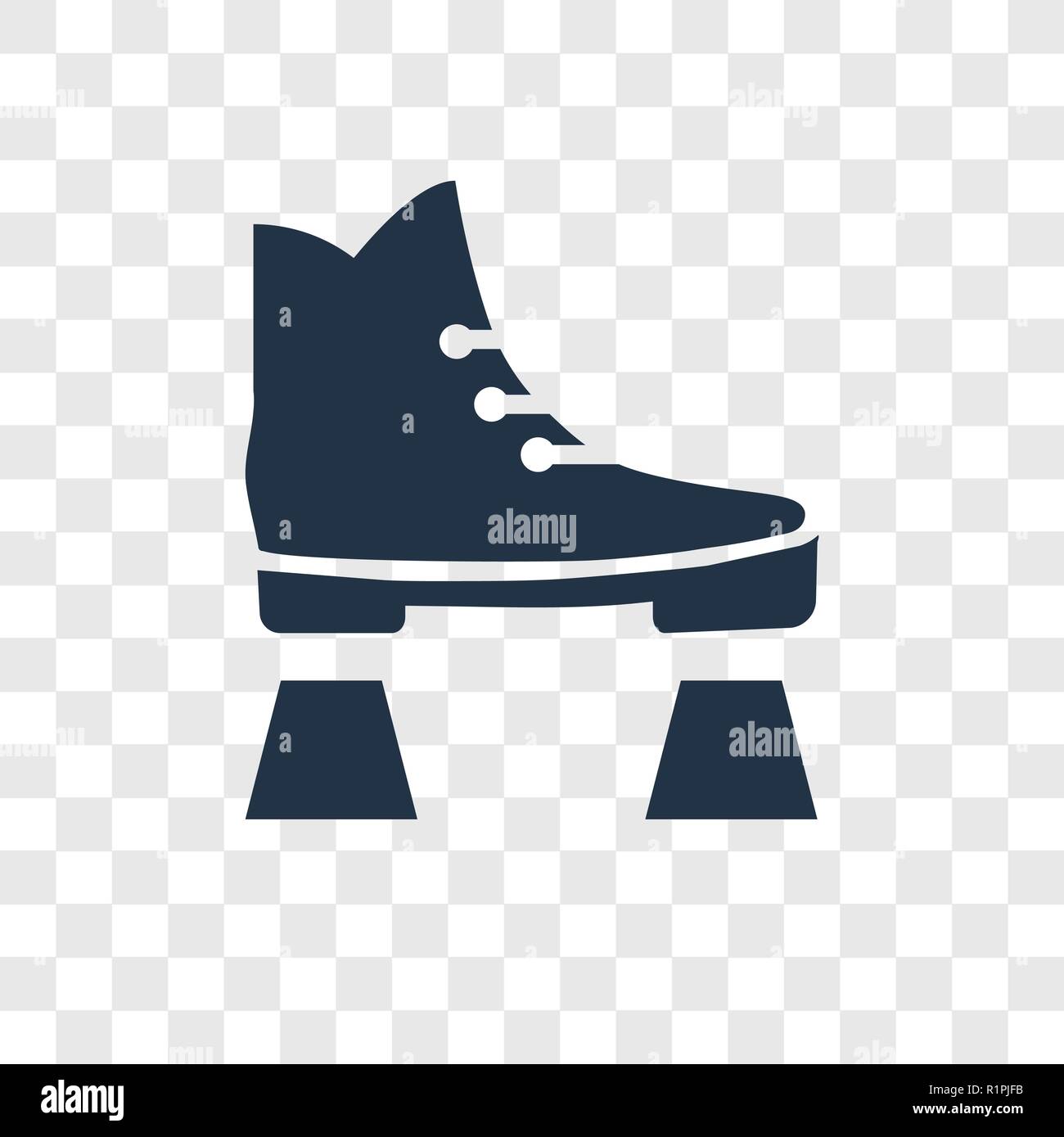 Boots vector icon isolated on transparent background, Boots ...