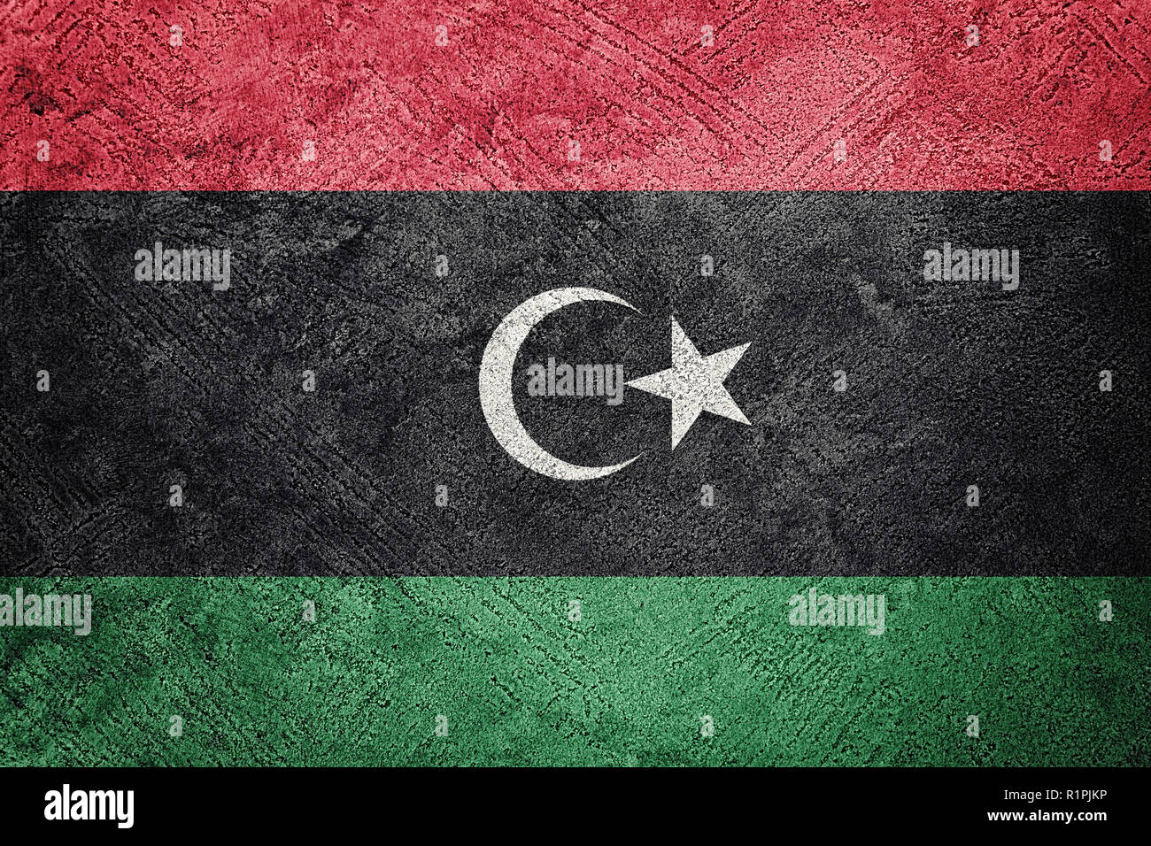 Old libyan flag hi-res stock photography and images - Alamy