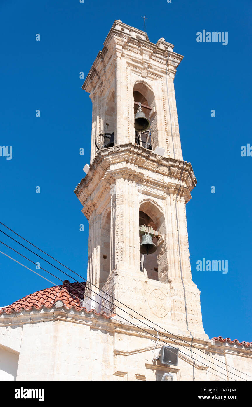 Bell tower of The Monastery of The Holy Cross (Timios Stavros), Omodos ...
