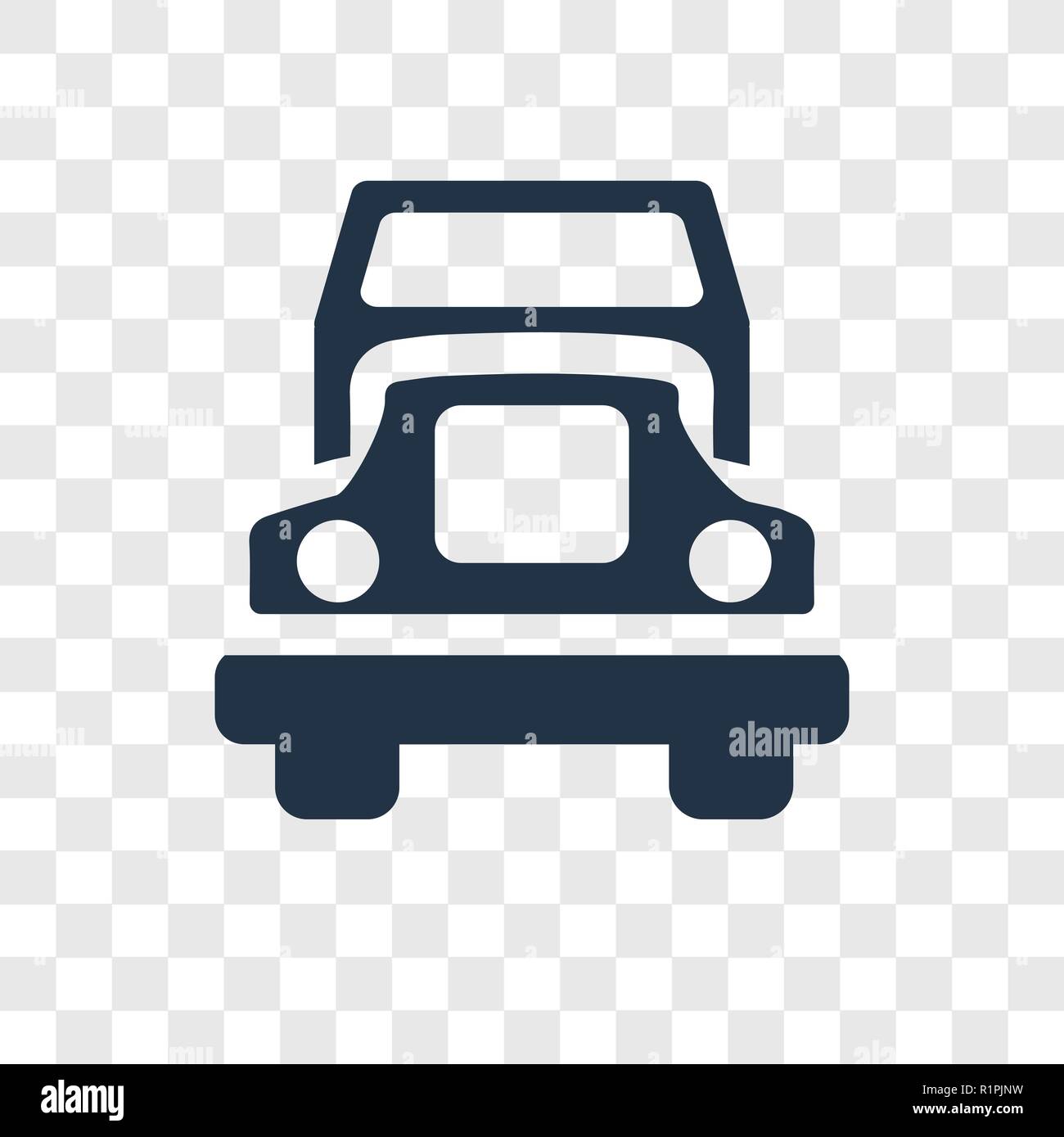 Truck vector icon isolated on transparent background, Truck ...