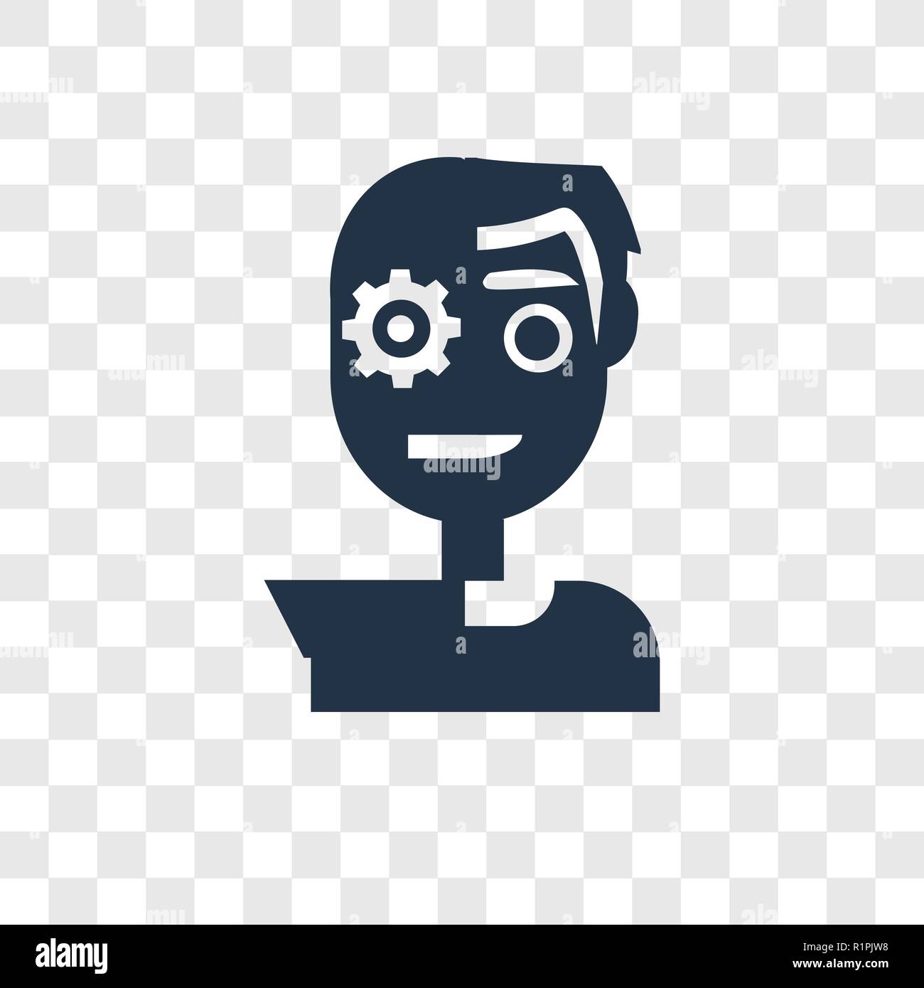 Avatar vector icon isolated on transparent background, Avatar ...