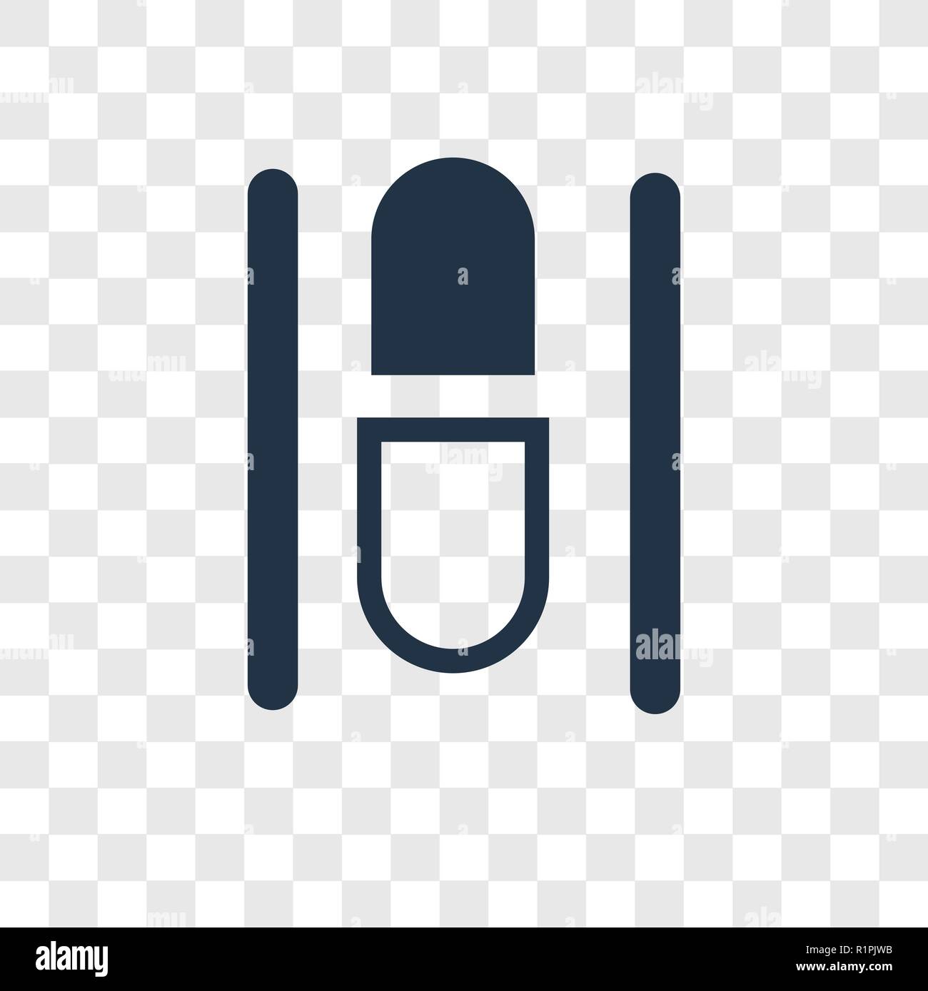 Capsule vector icon isolated on transparent background, Capsule ...