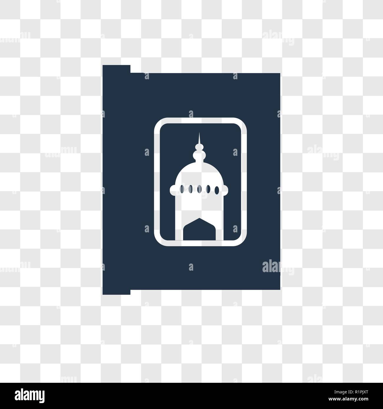Holy Quran vector icon isolated on transparent background, Holy Quran ...